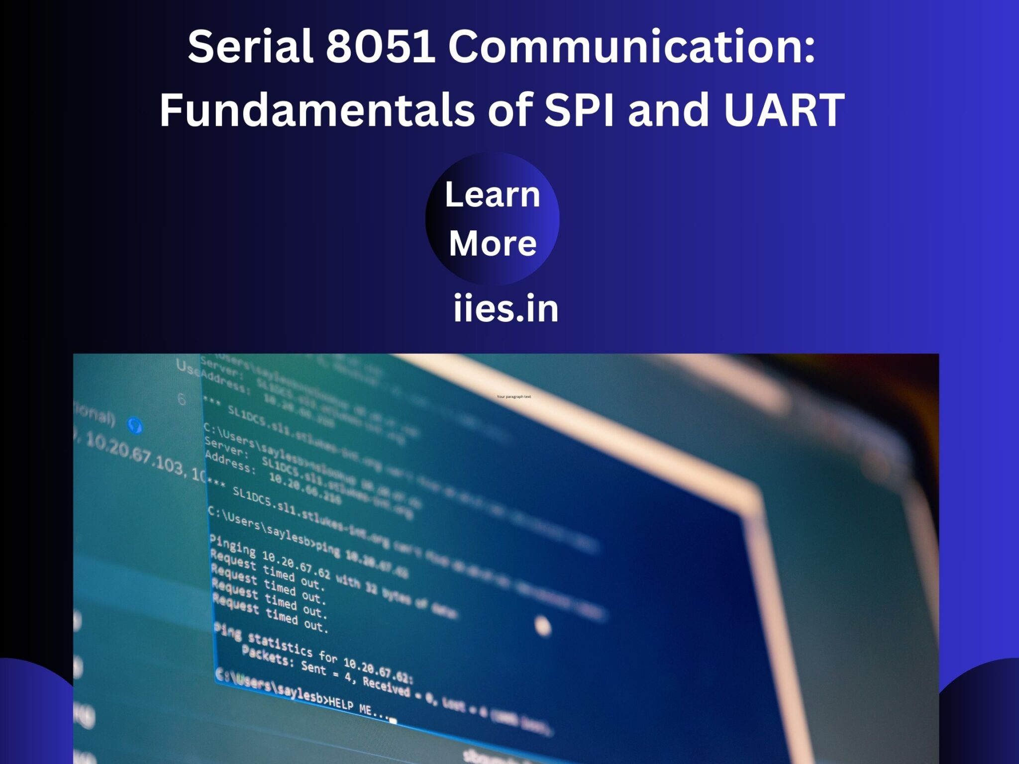 Serial 8051 Communication: Fundamentals of SPI and UART
